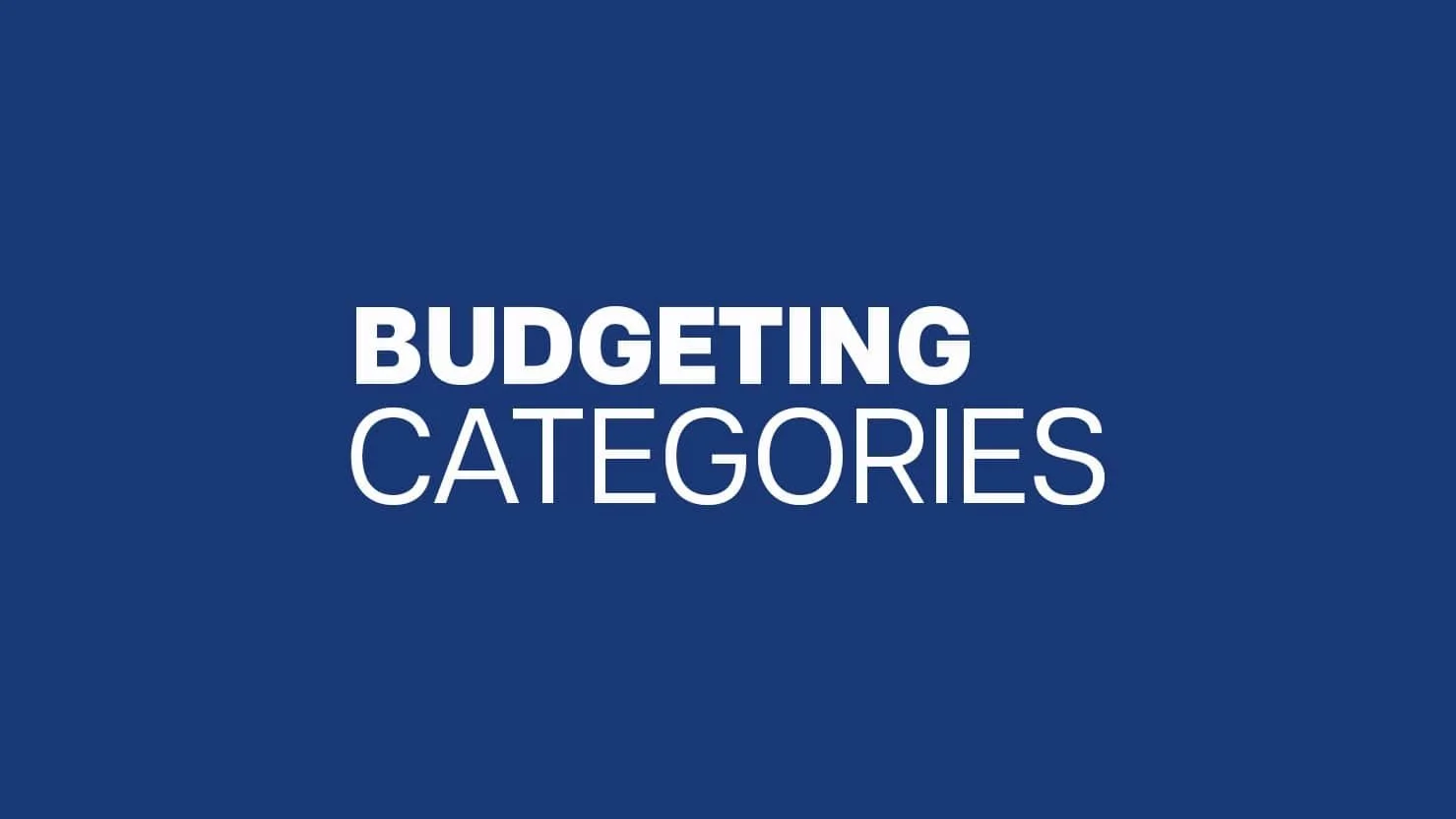 The Most Common Budgeting Categories & A Free Budgeting Template to get ...