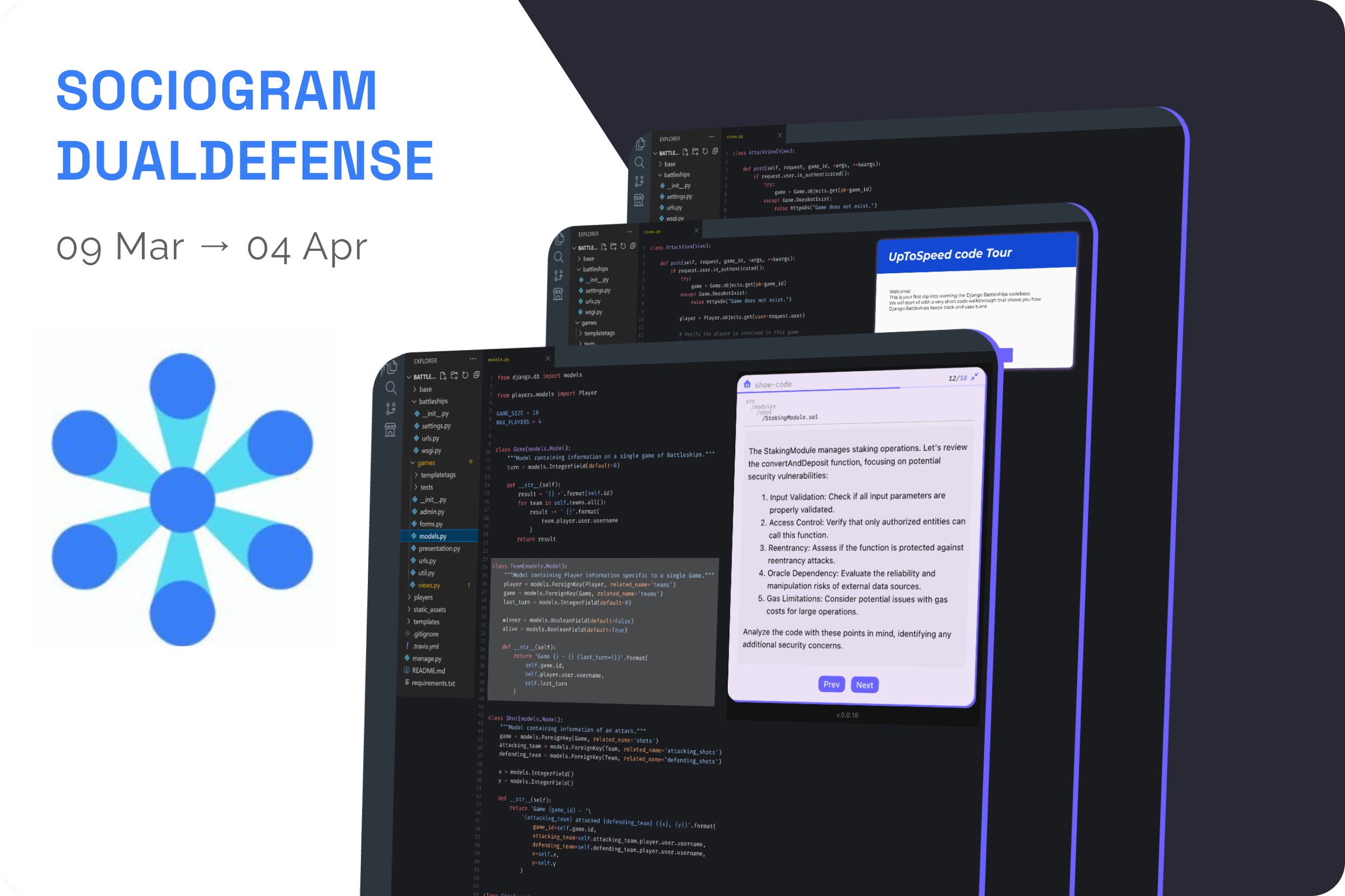 Sociogram DualDefense — Audit Labs