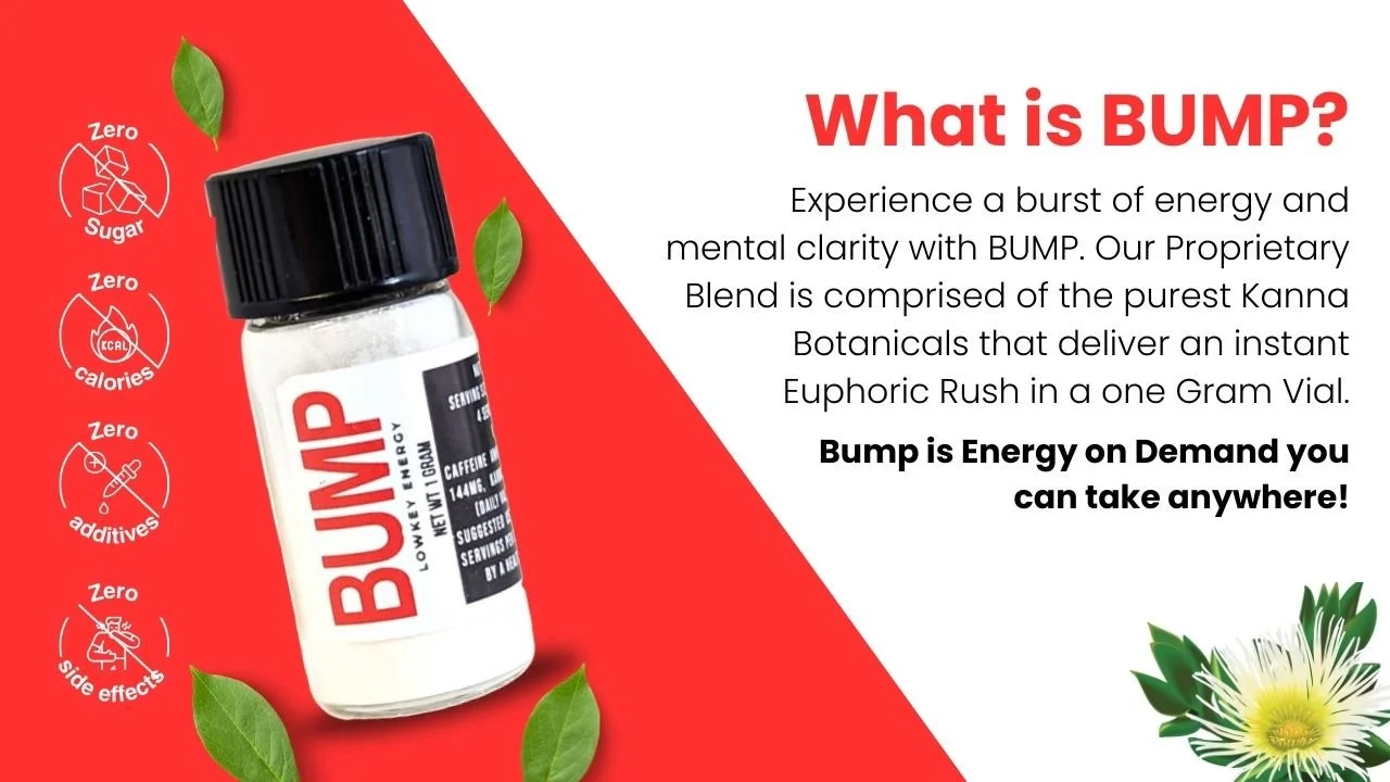 BUMP is Immediate Energy & Euphoria | Kanna, Bump, and Poppers are safe ...