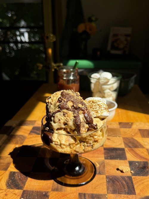 Peanut Butter S'mores Ice Cream — Soko's Kitchen