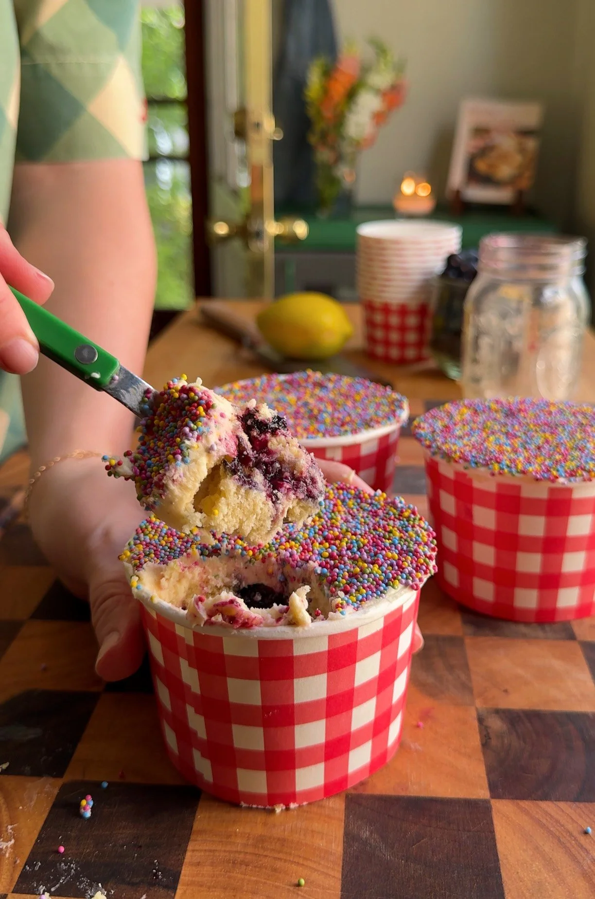 Viral Dot Cakes - Lemon Blueberry Style — Soko's Kitchen
