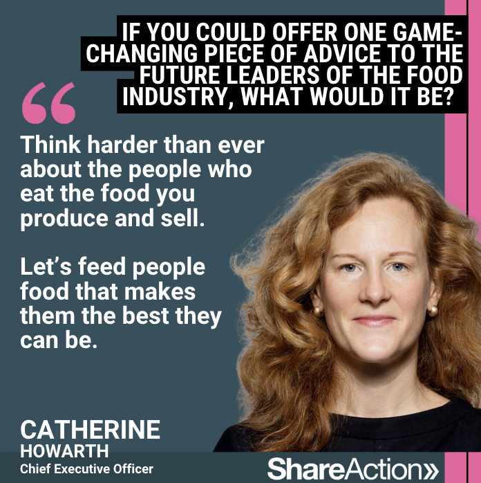 Meet a Trailblazer: Catherine Howarth, CEO, ShareAction — Future Food ...