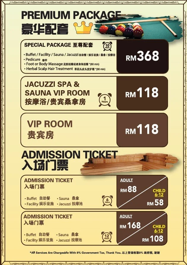 Price list — Hanoi9Spa
