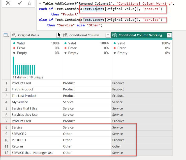 How to Avoid Case Sensitivity Trap in Power BI Conditional Columns — Steve Young Creative