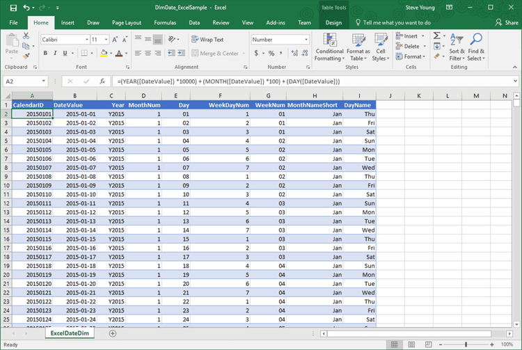 How To Get Started with Date Dimensions — Steve Young Creative