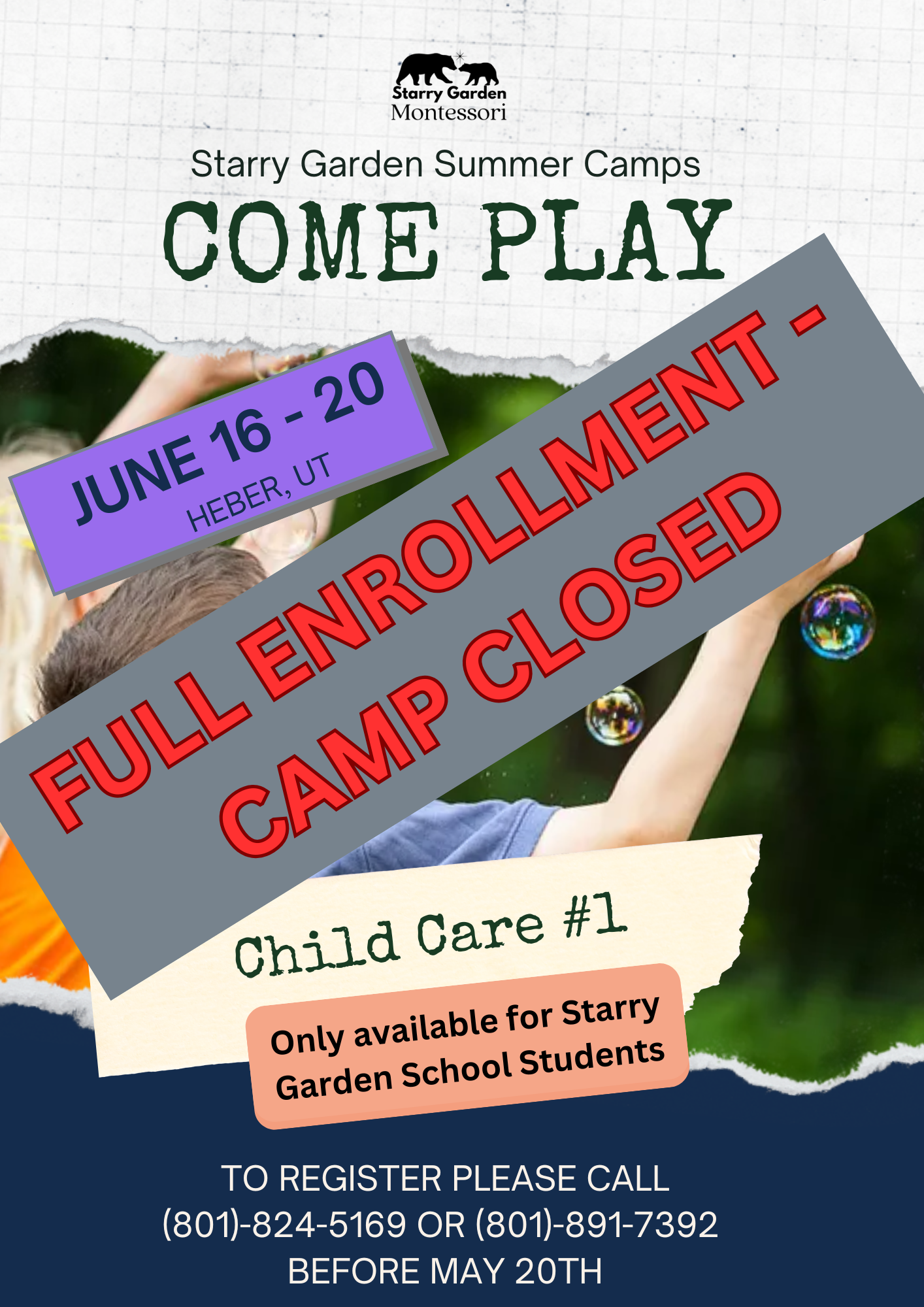 Summer Camps 2025 — Starry Garden Montessori