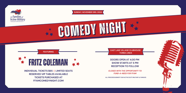 Comedy Night — For Families of Active Military