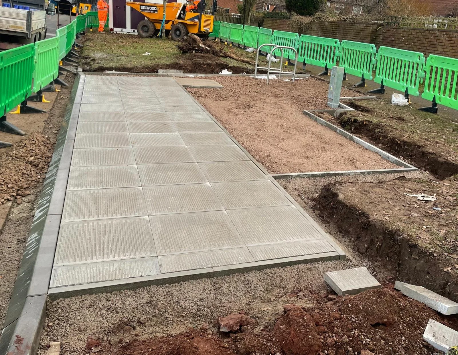 Kerbing Services — Paving Fields