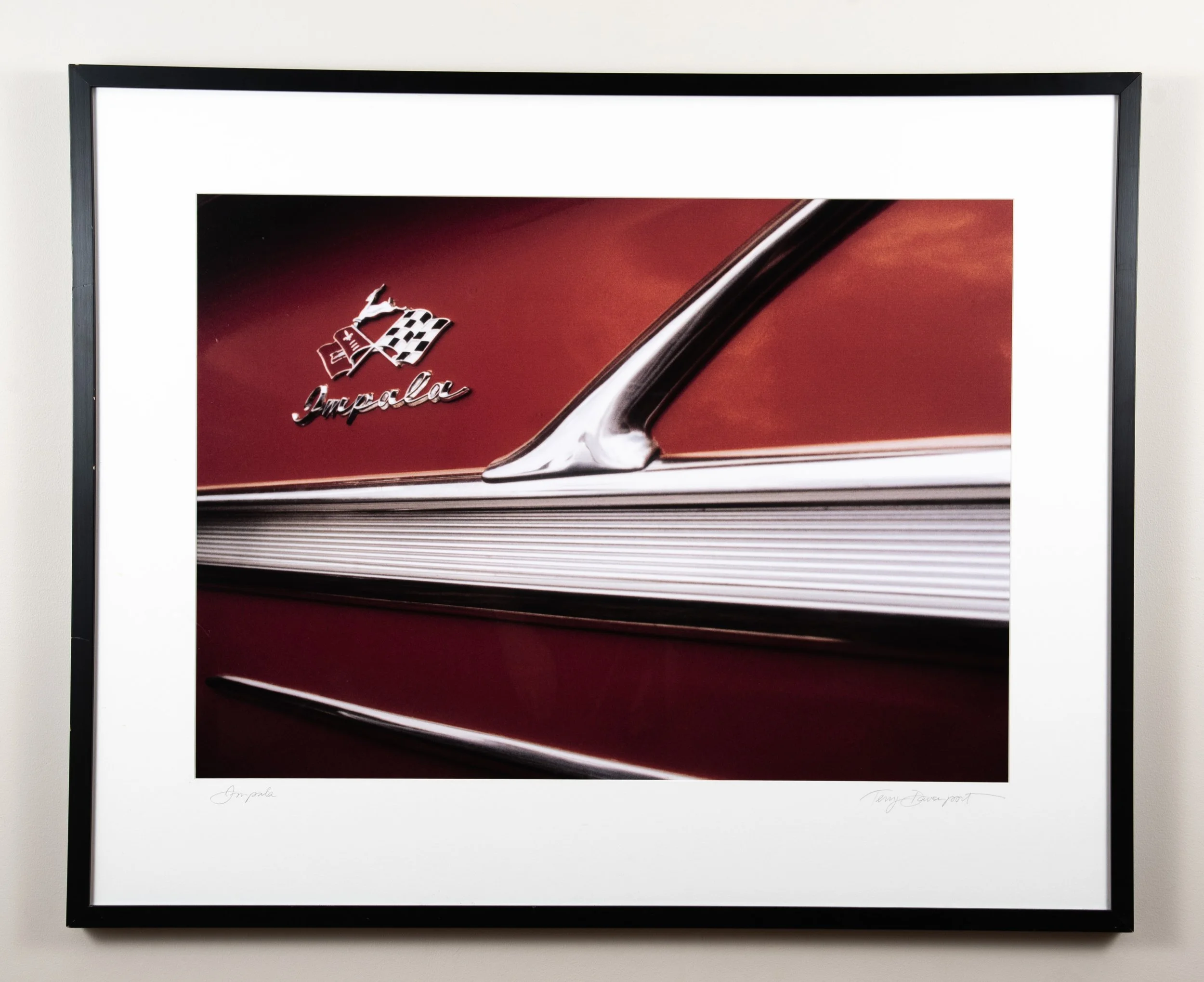 "'39 Chevy" Framed Photograph, 19" x 23" — Terry Davenport