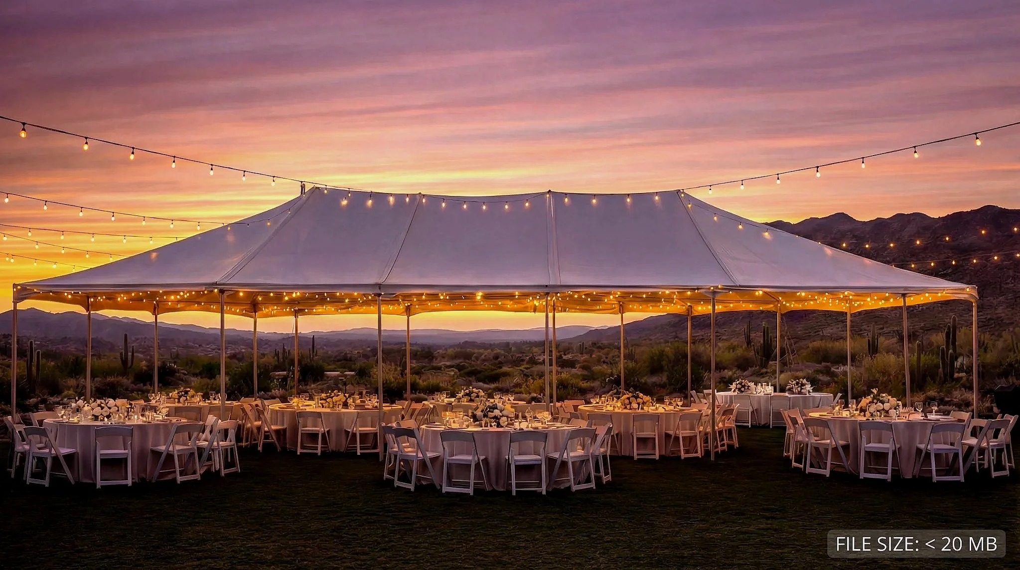 Tent Rentals Phoenix AZ | Tables & Chairs | Party People AZ