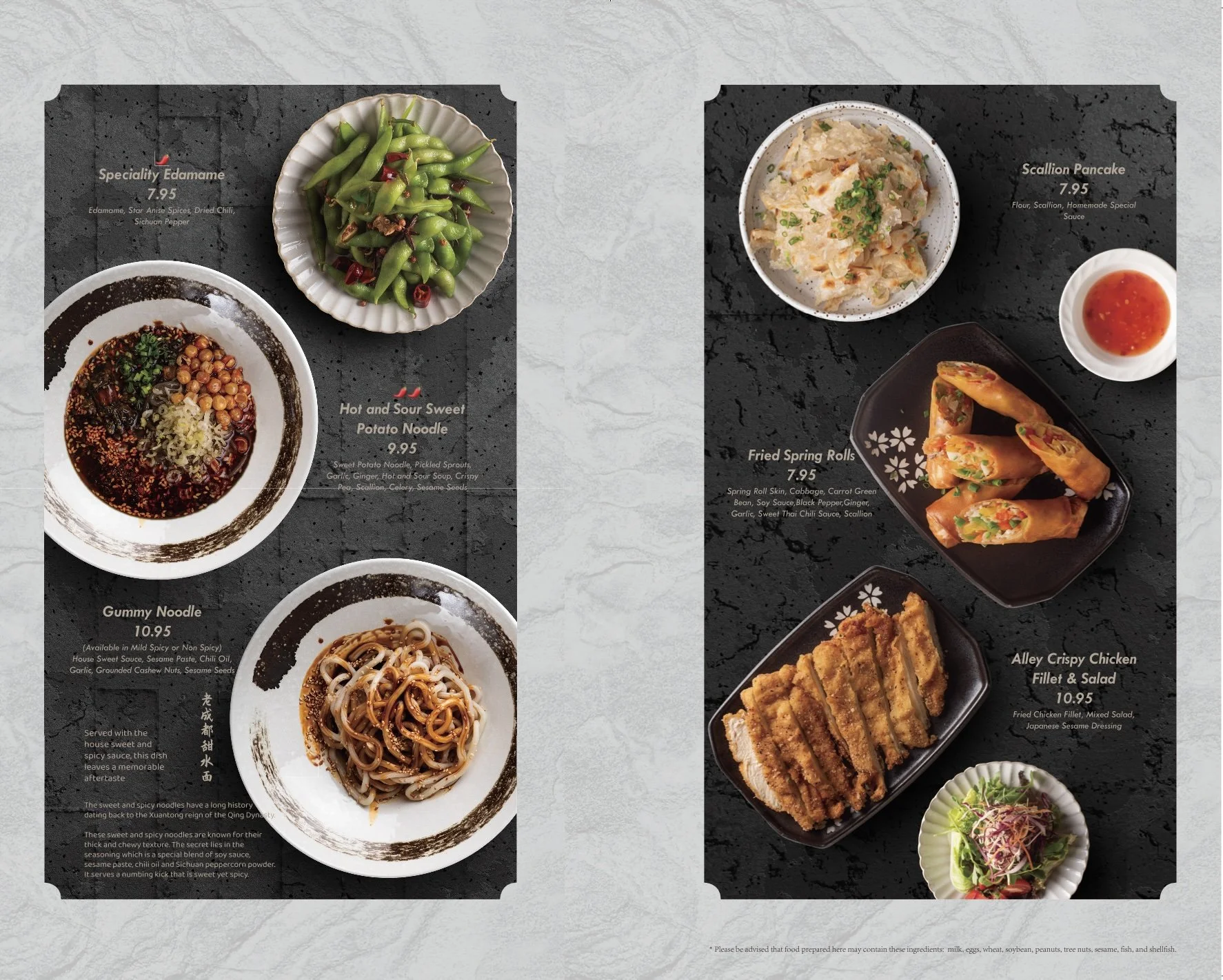 Our Menu — SichuanAlley