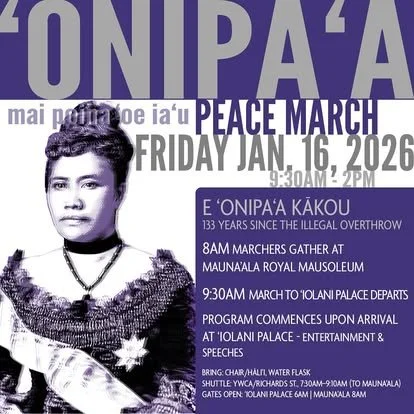 'Onipa'a Peace March | Join the Peace March Today — Ka Lāhui Hawaiʻi