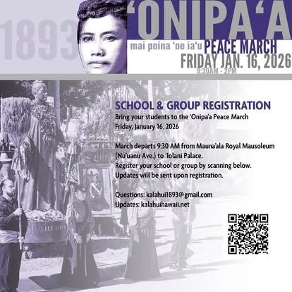 'Onipa'a Peace March | Join the Peace March Today — Ka Lāhui Hawaiʻi