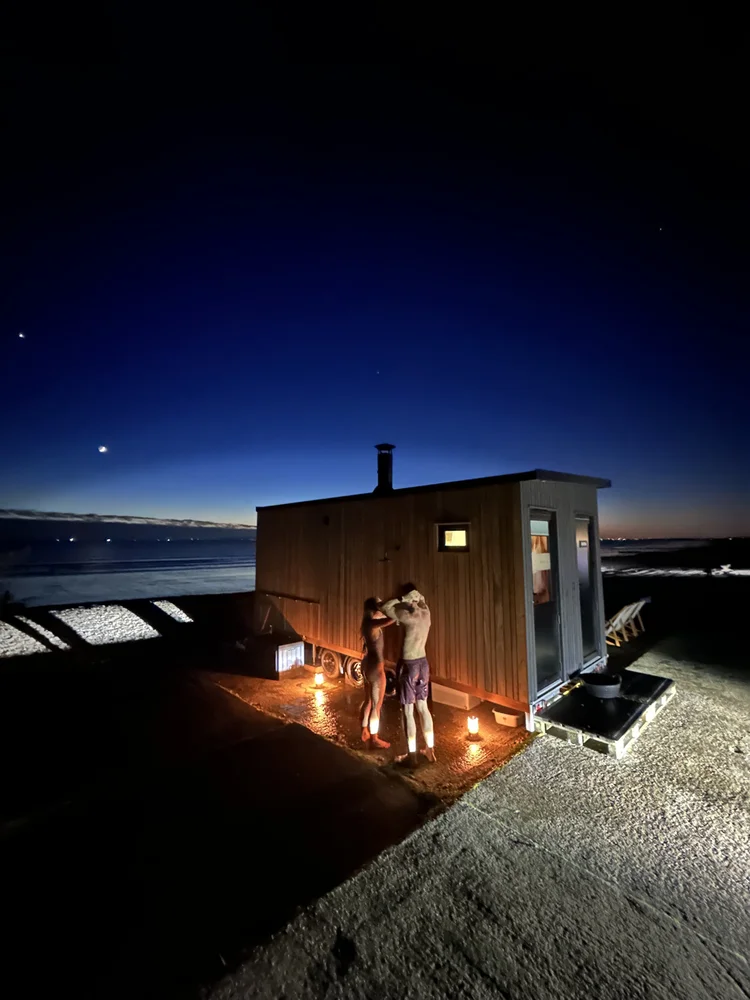 Authentic wood-fired beachside sauna in Bracklesham Bay, near ...