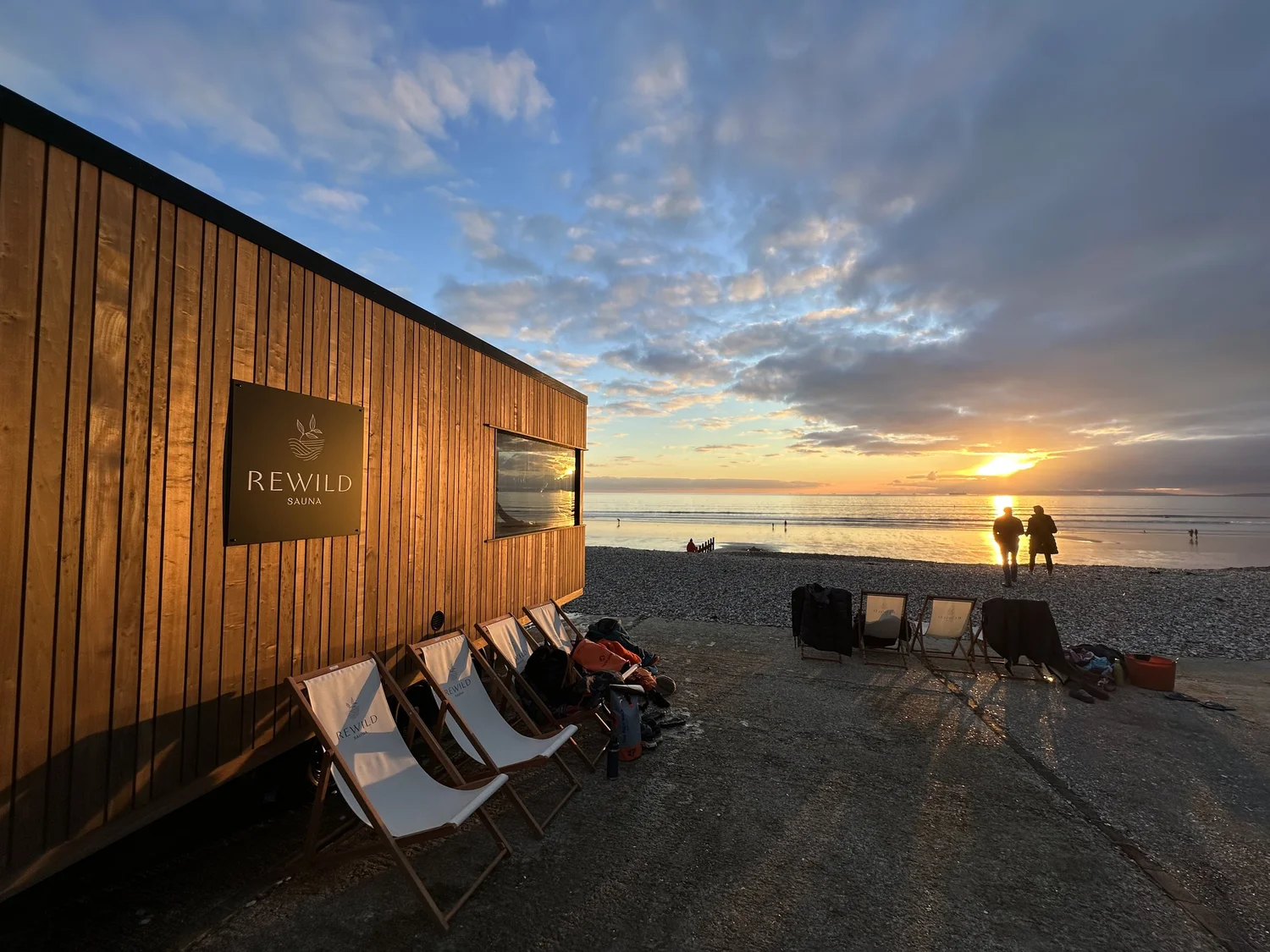 Authentic wood-fired beachside sauna in Bracklesham Bay, near ...