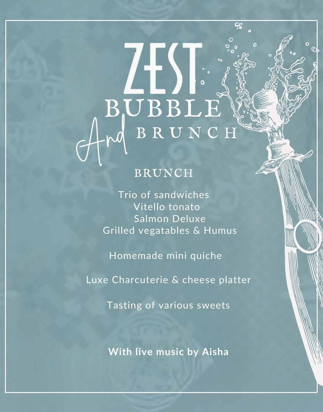 Bubble and brunch @ZEST — JanThielBeach