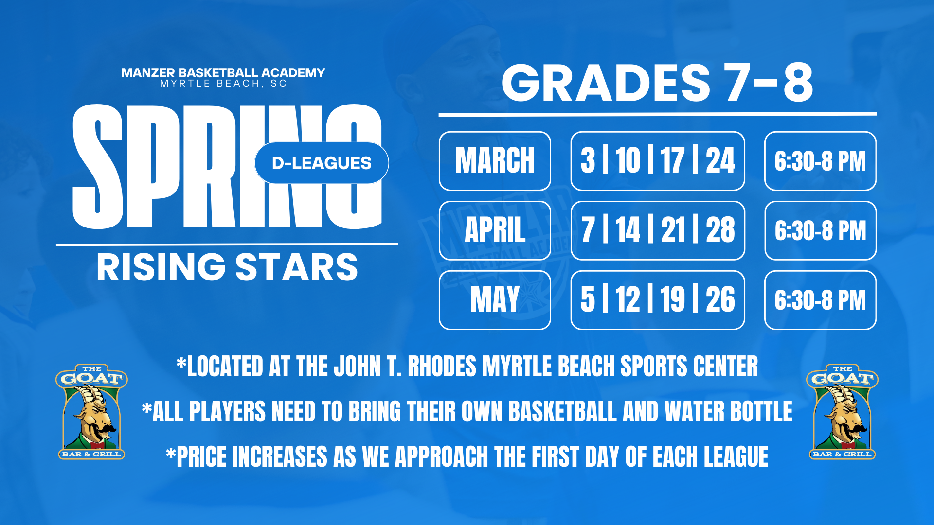 Rising Stars (Grades 4-8) — Manzer Basketball Academy