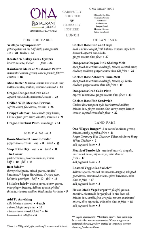 Ona Restaurant & Lounge