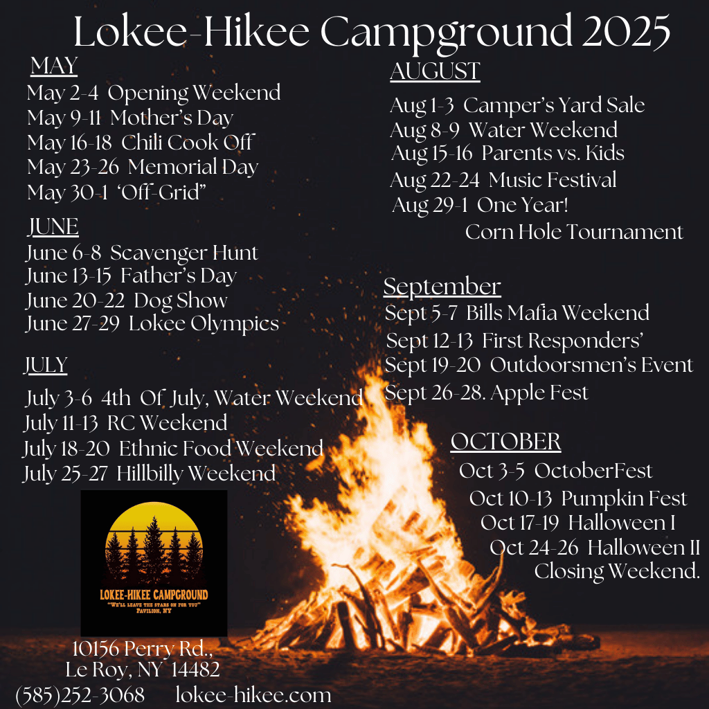 Themed Weekends — Lokee-Hikee Campground
