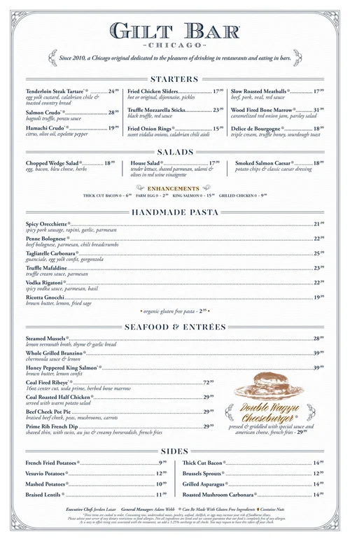 Food & Drink — Gilt Bar | Chicago