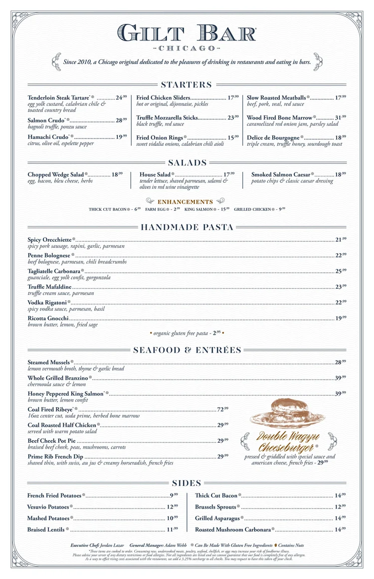 Food & Drink — Gilt Bar | Chicago