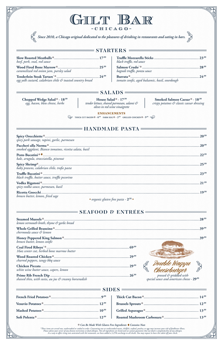 Food & Drink — Gilt Bar | Chicago