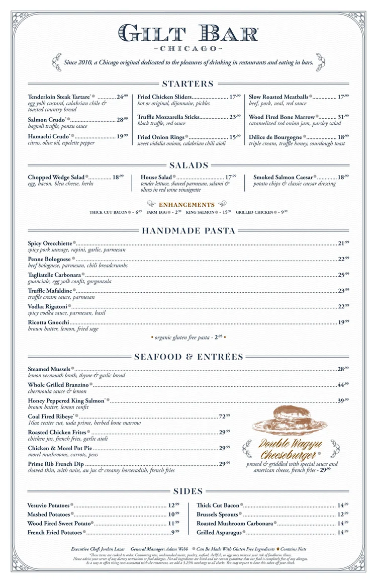 Food & Drink — Gilt Bar | Chicago