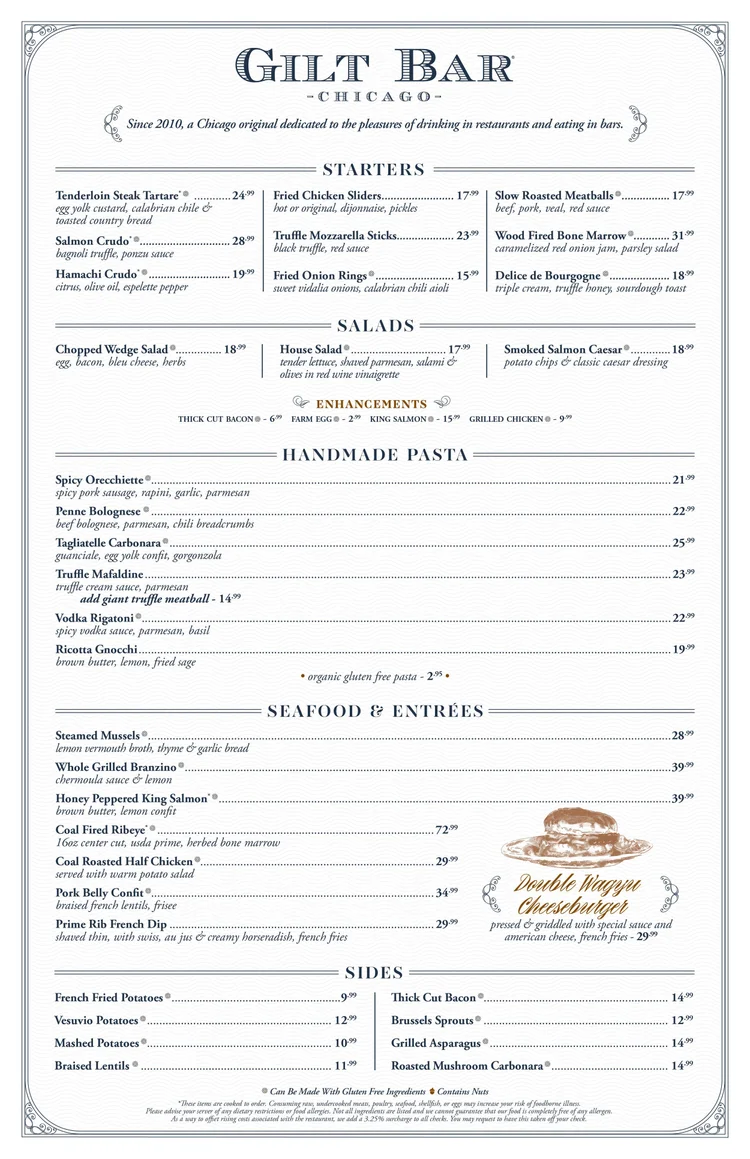 Food & Drink — Gilt Bar | Chicago