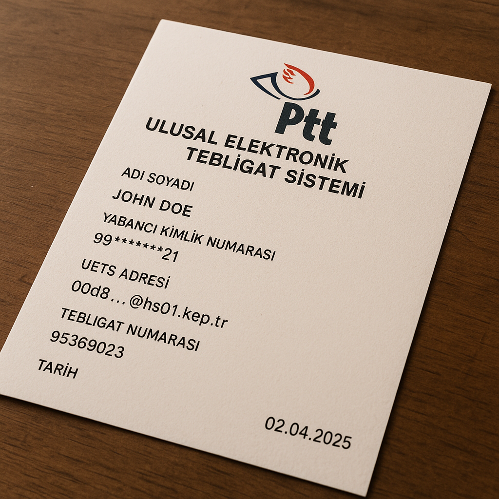 How Foreigners Can Get a UETS Address in Turkey (2025 Guide) — Ensari ...