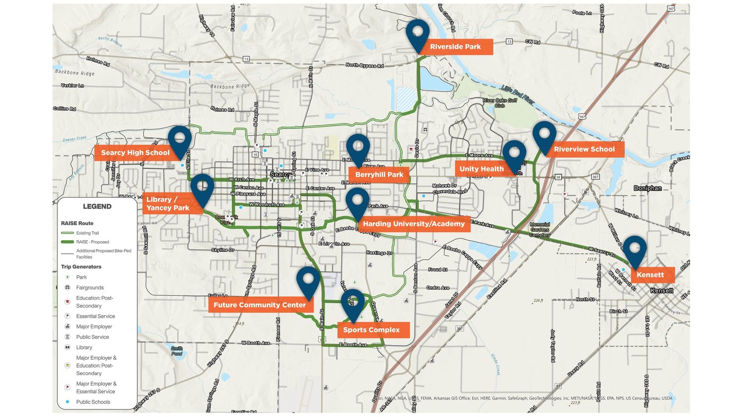 Biking/Walking Trails — Forward Searcy