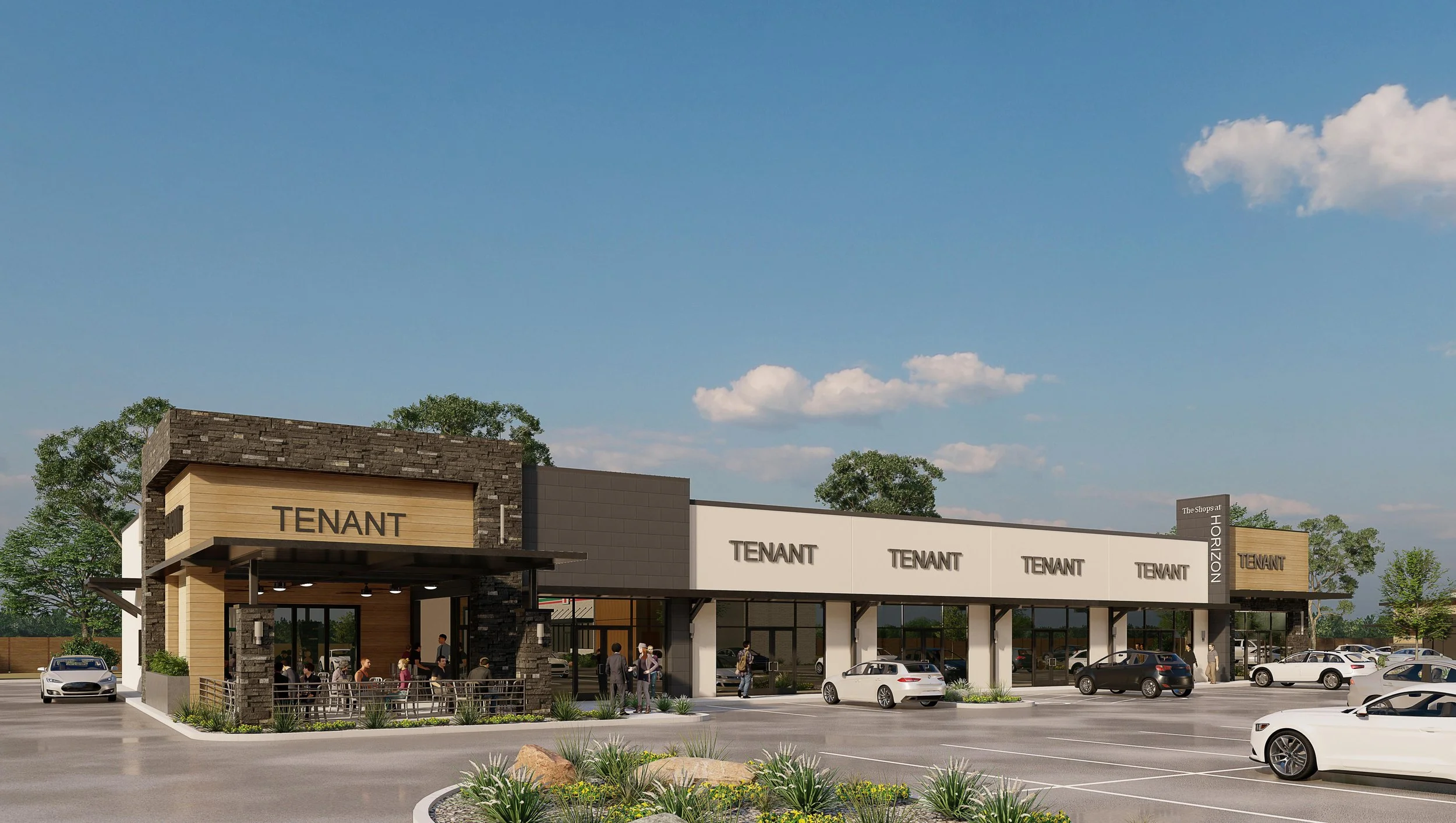 Shops at Horizon Retail Shell — Redwood Architects