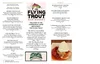 Menus — The Flying Trout