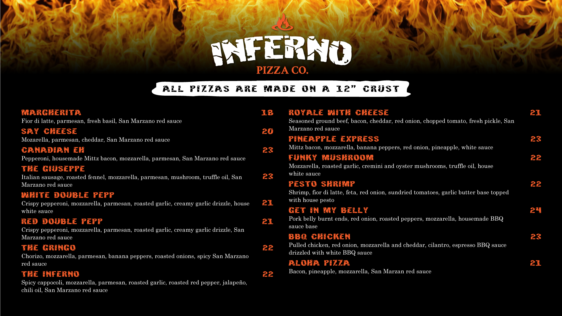 Menus — Yew Street Food Hall