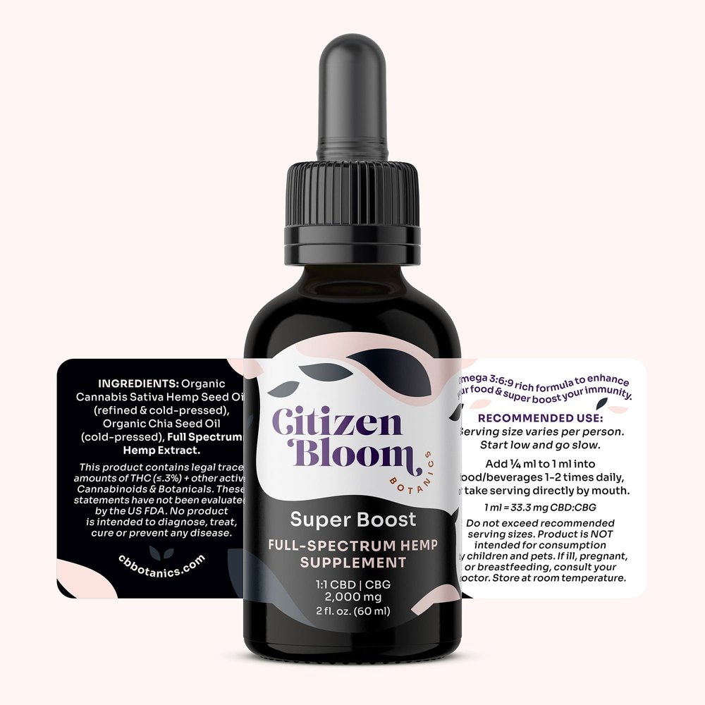 Citizen Bloom Botanics | Branding and Packaging for CBD Skin Care ...