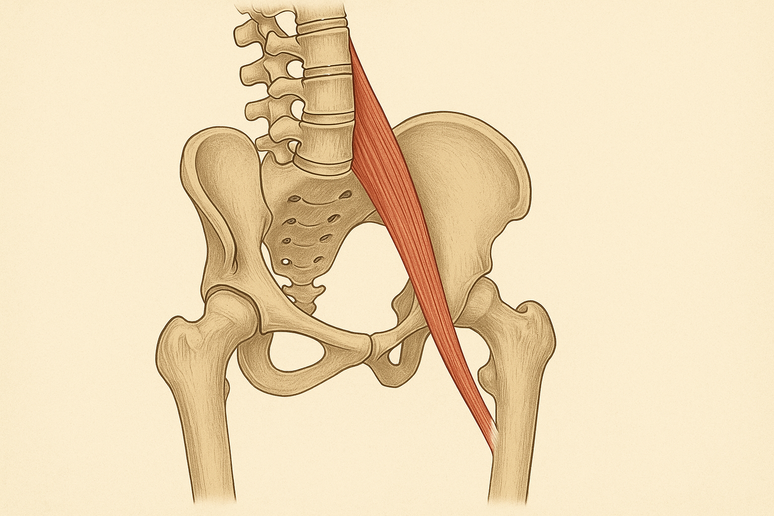 Je psoas: de spier die spanning vasthoudt (en wat je eraan kunt doen ...