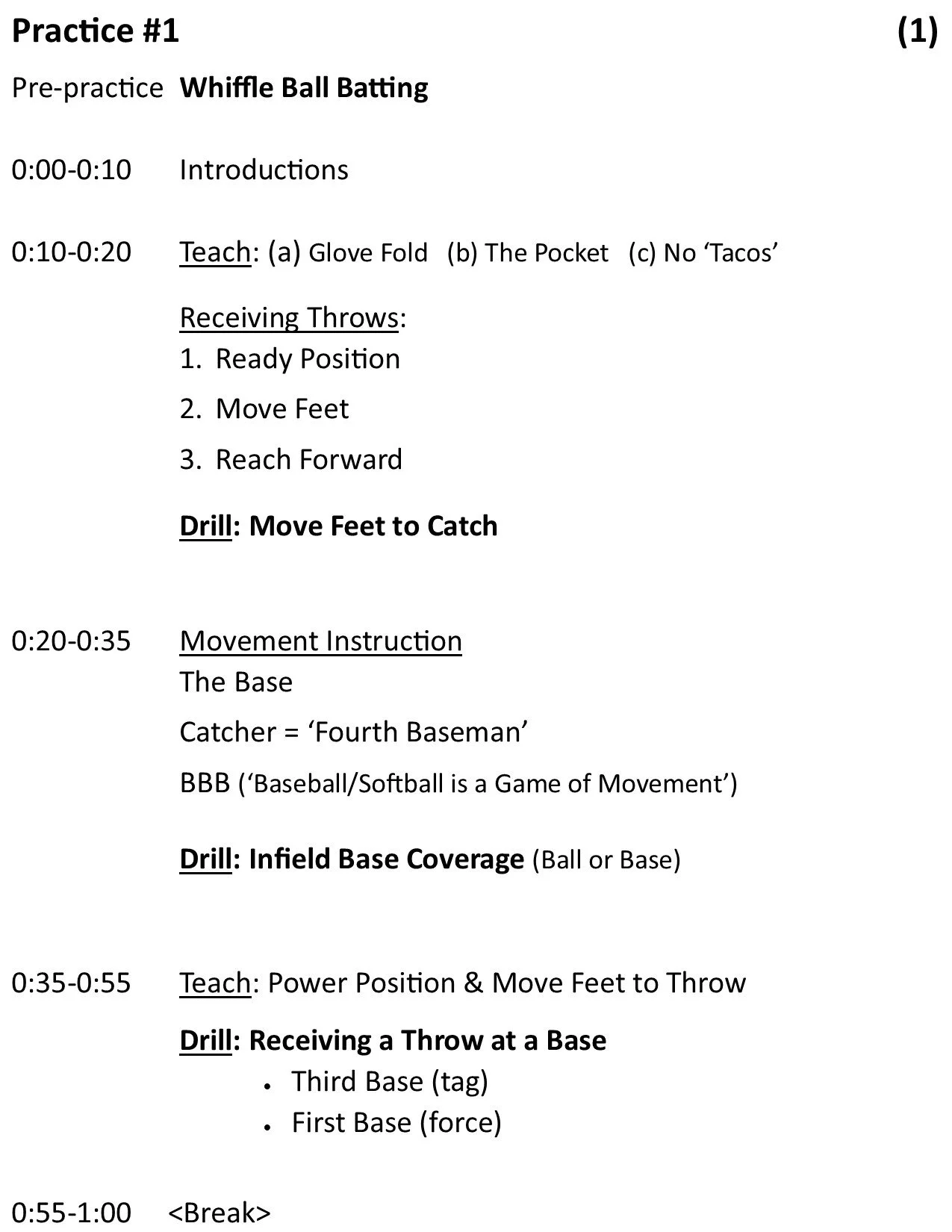 #1 (10-12) — Baseball Positive