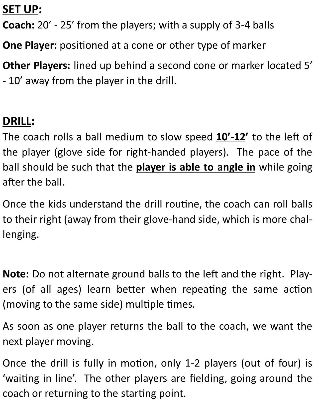 Ground Balls — Baseball Positive