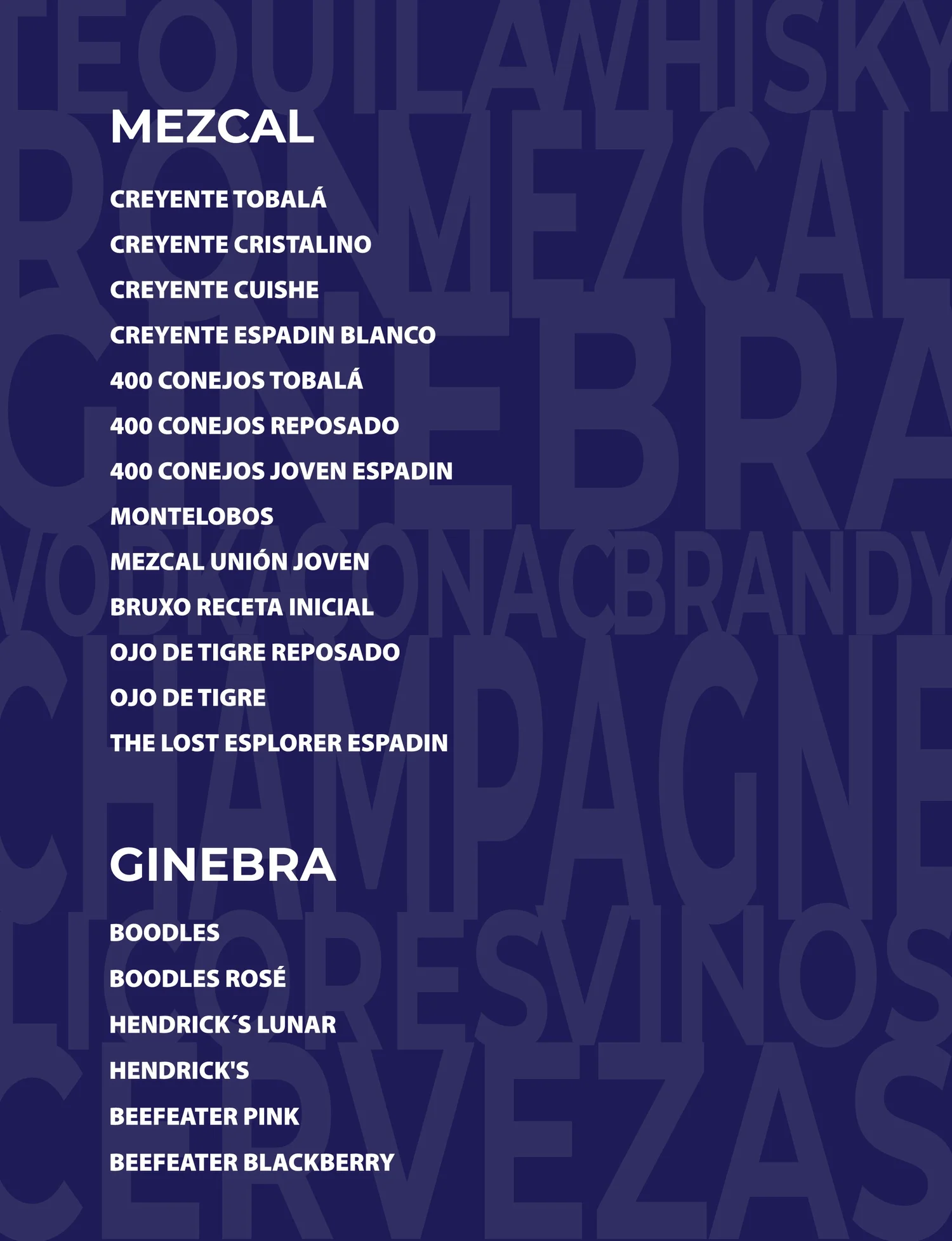 Menú — Asha