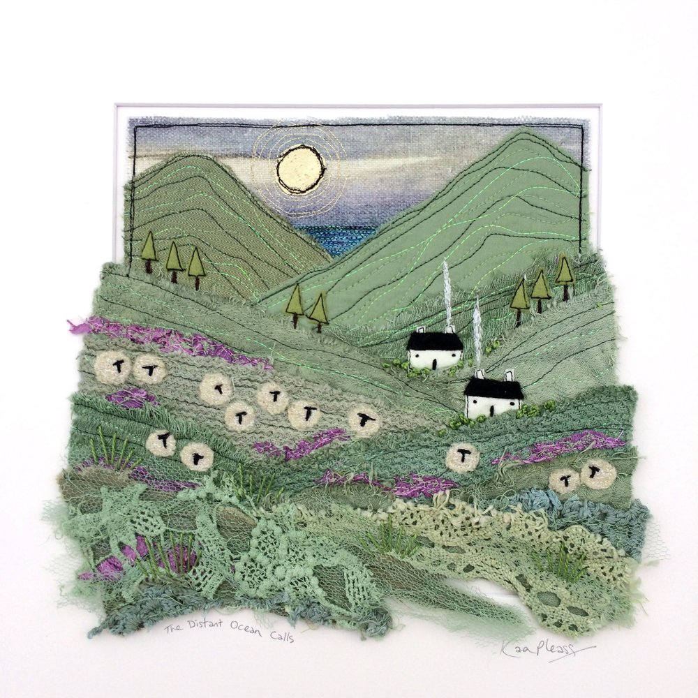 Landscape & Cottages — Karen Pleass Textile Artist