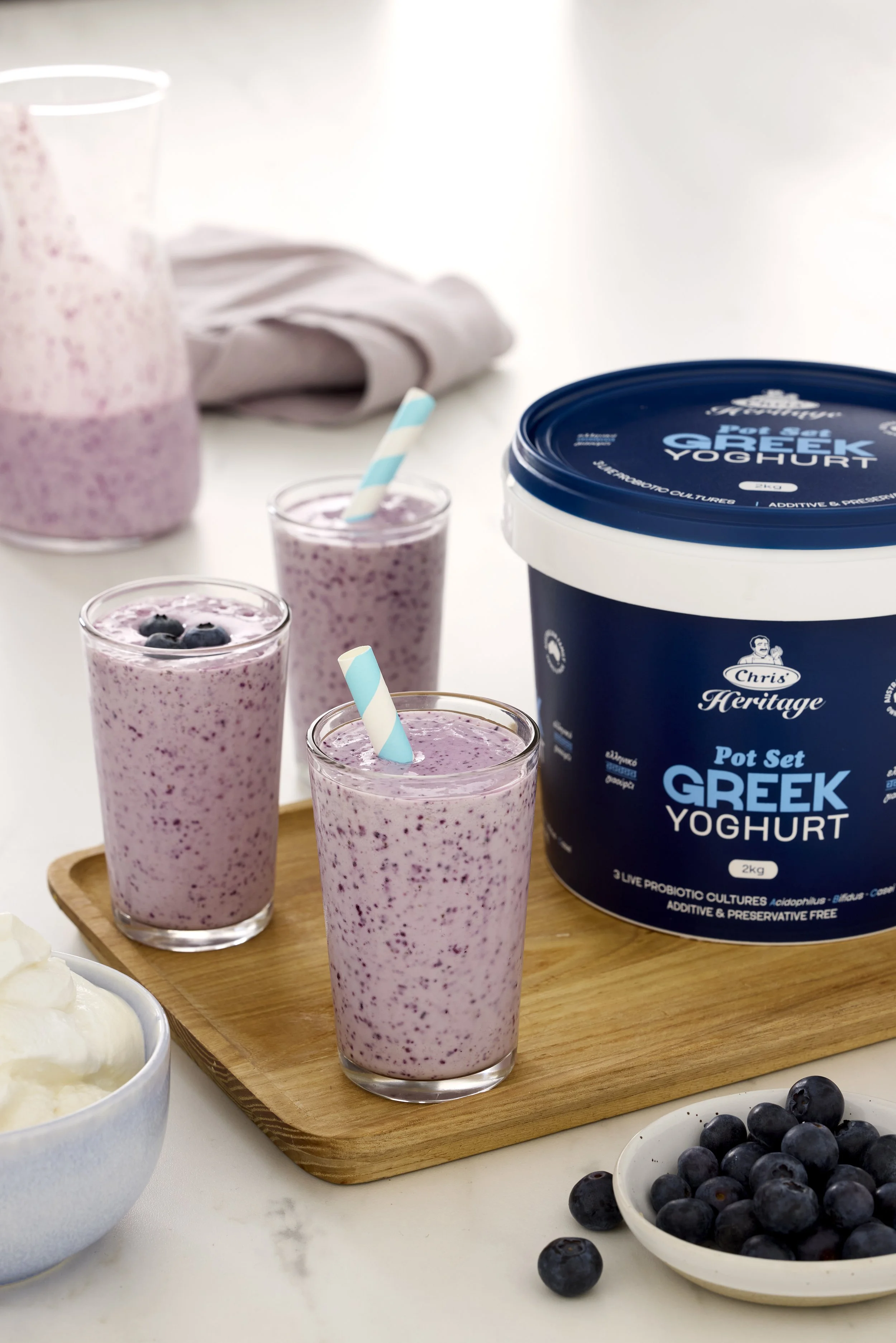 Mixed Berry Yoghurt Smoothie — Chris' Foods