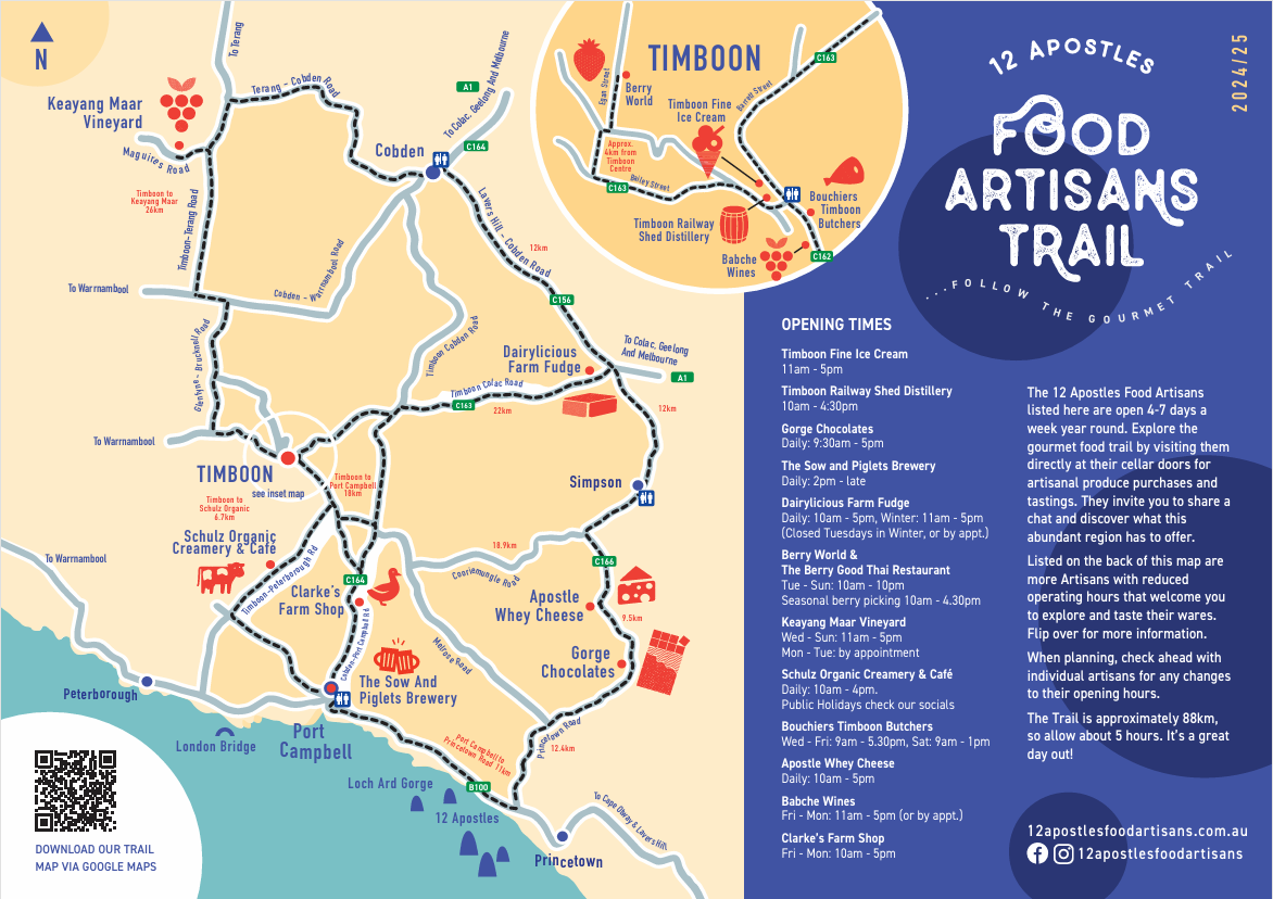Trail Map — 12 Apostles Food Artisans