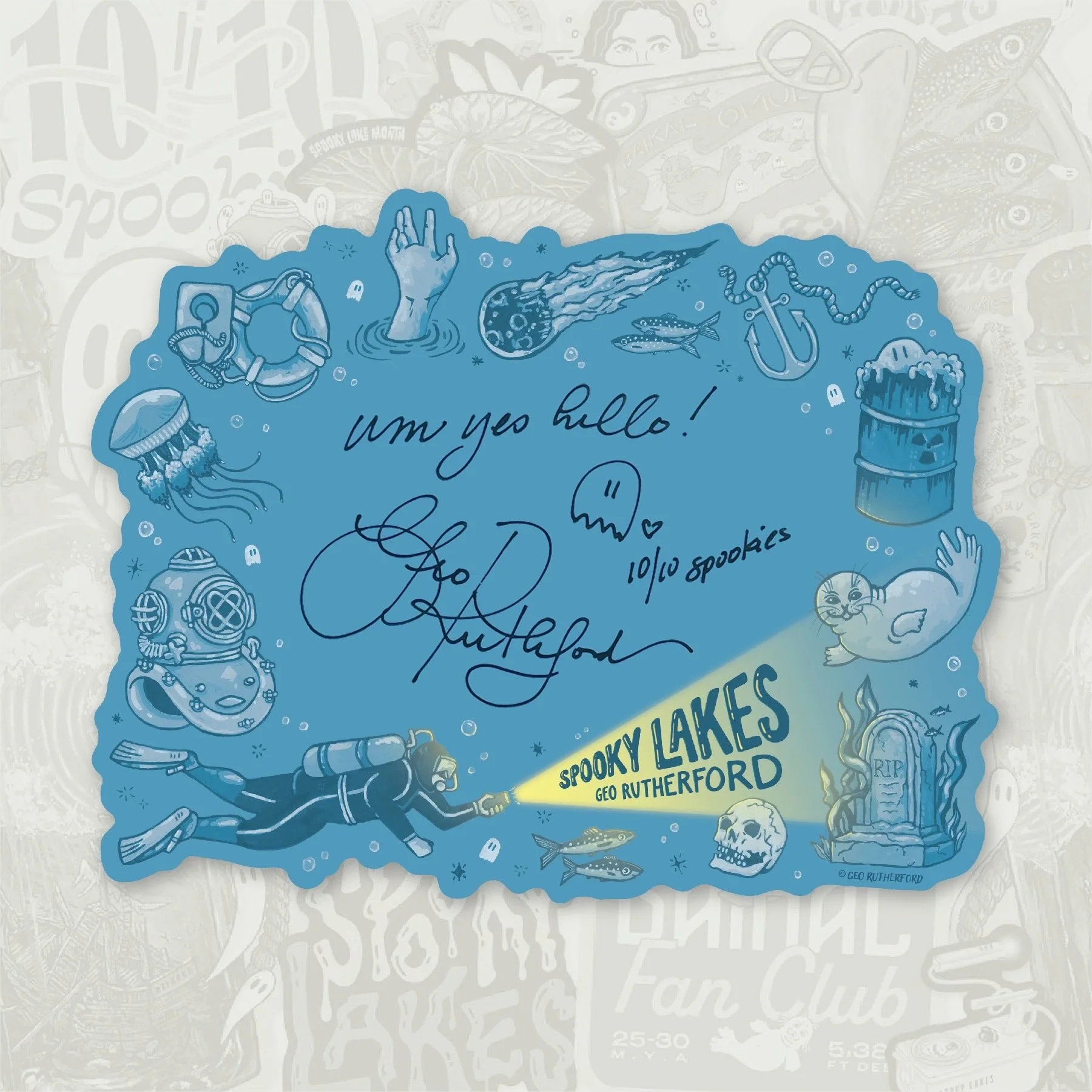 Spooky Lakes Books — Geo Rutherford