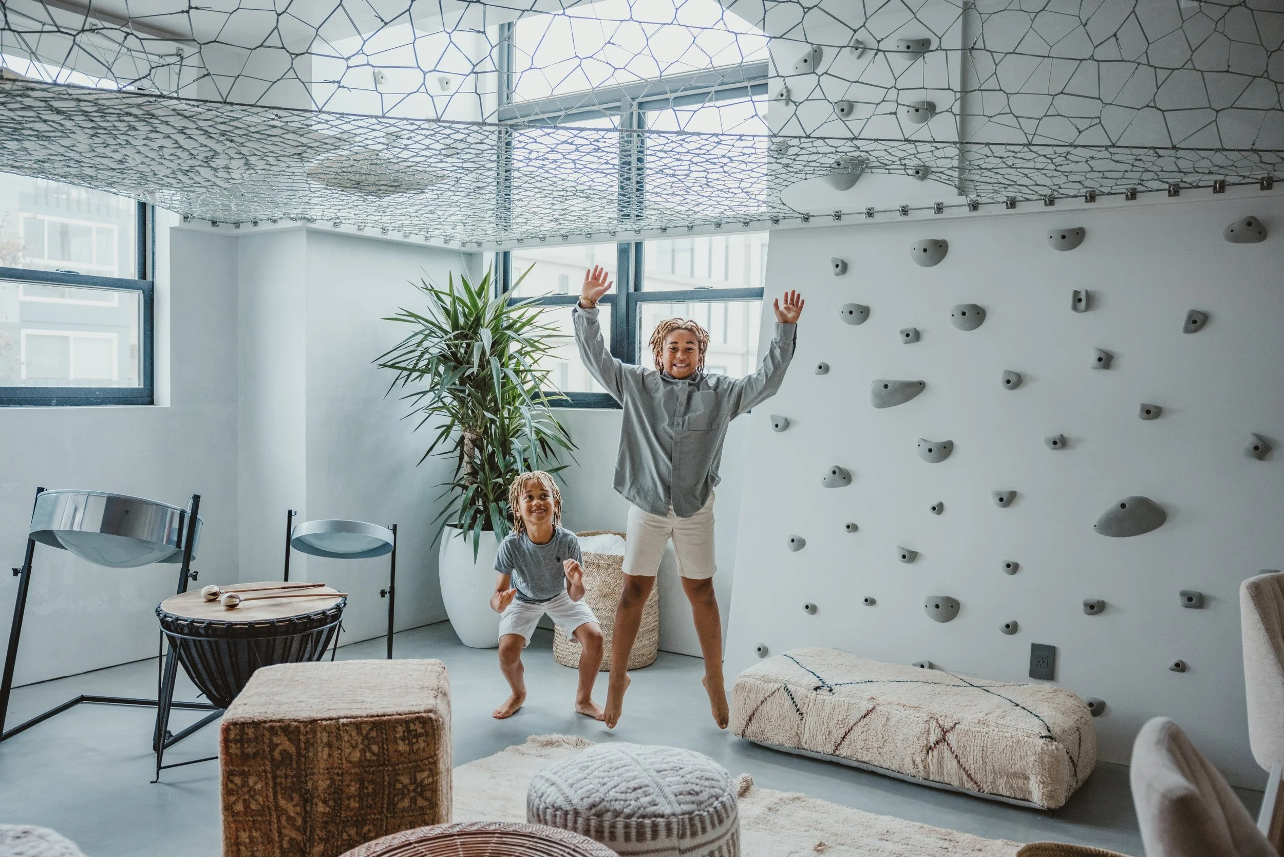 Indoor Loft Nets, Playroom Nets & Ninja Gym Nets | Treenet Collective ...