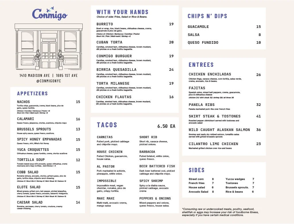 Menu — conmigonyc.com