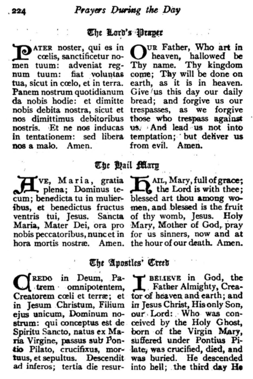 3. Hail Mary (Ave Maria) — True Catholic Faith | Rediscover the True ...