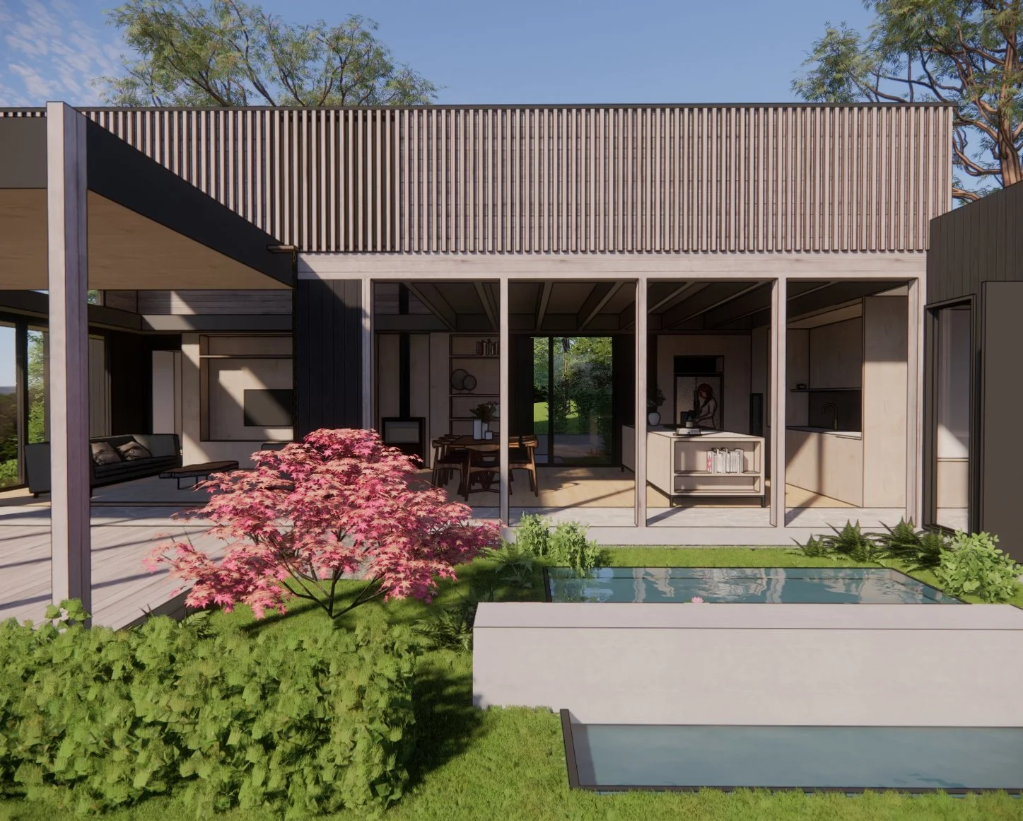 Courtyard House — Hive Architecture — Sunshine Coast
