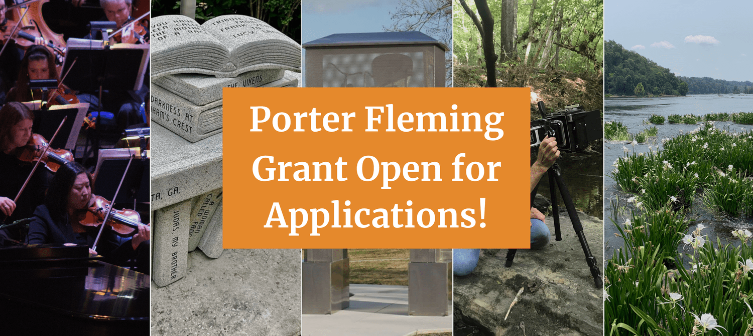 The Porter Fleming Application is Open! — Porter Fleming Fund