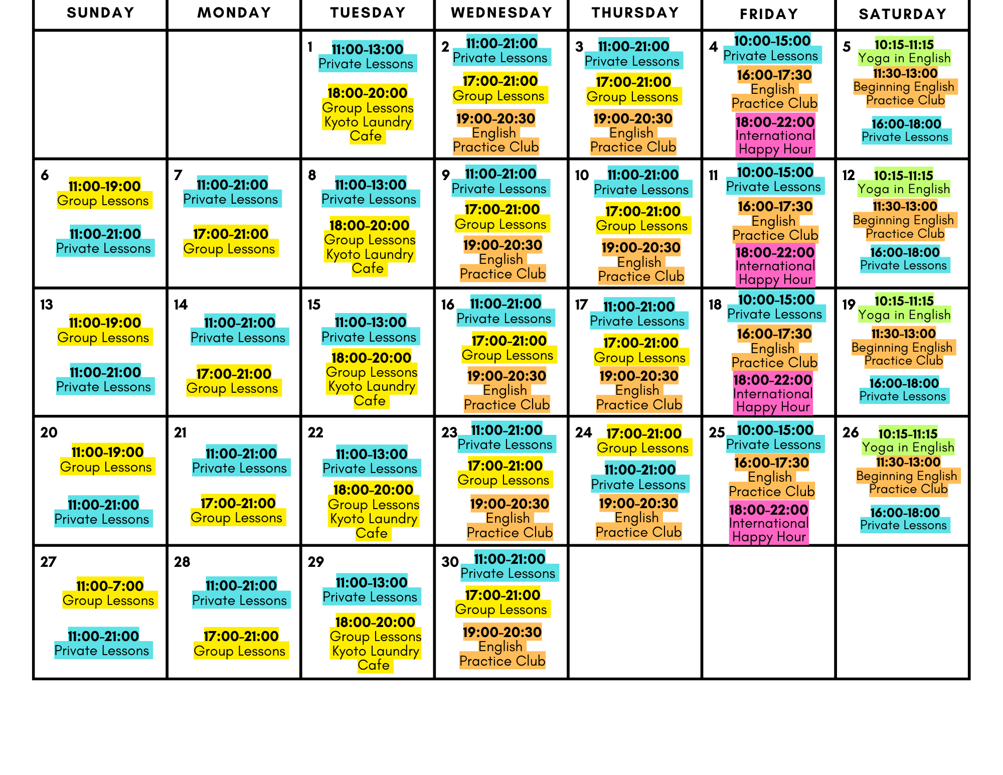 Kyoto International Language Academy-English Lessons