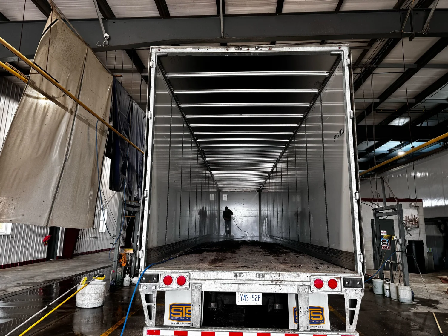 Trailer Washouts & Sanitization in Tilbury, Ontario — The Giant Truck Wash