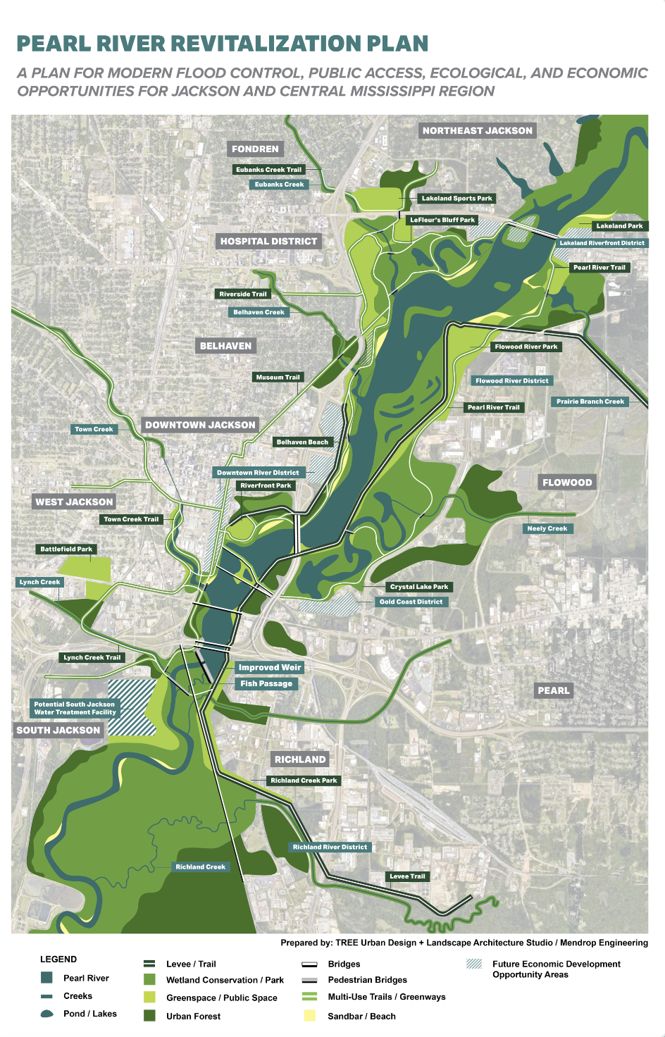 Pearl River Flood Control Project | Jackson, Mississippi — Pearl River ...